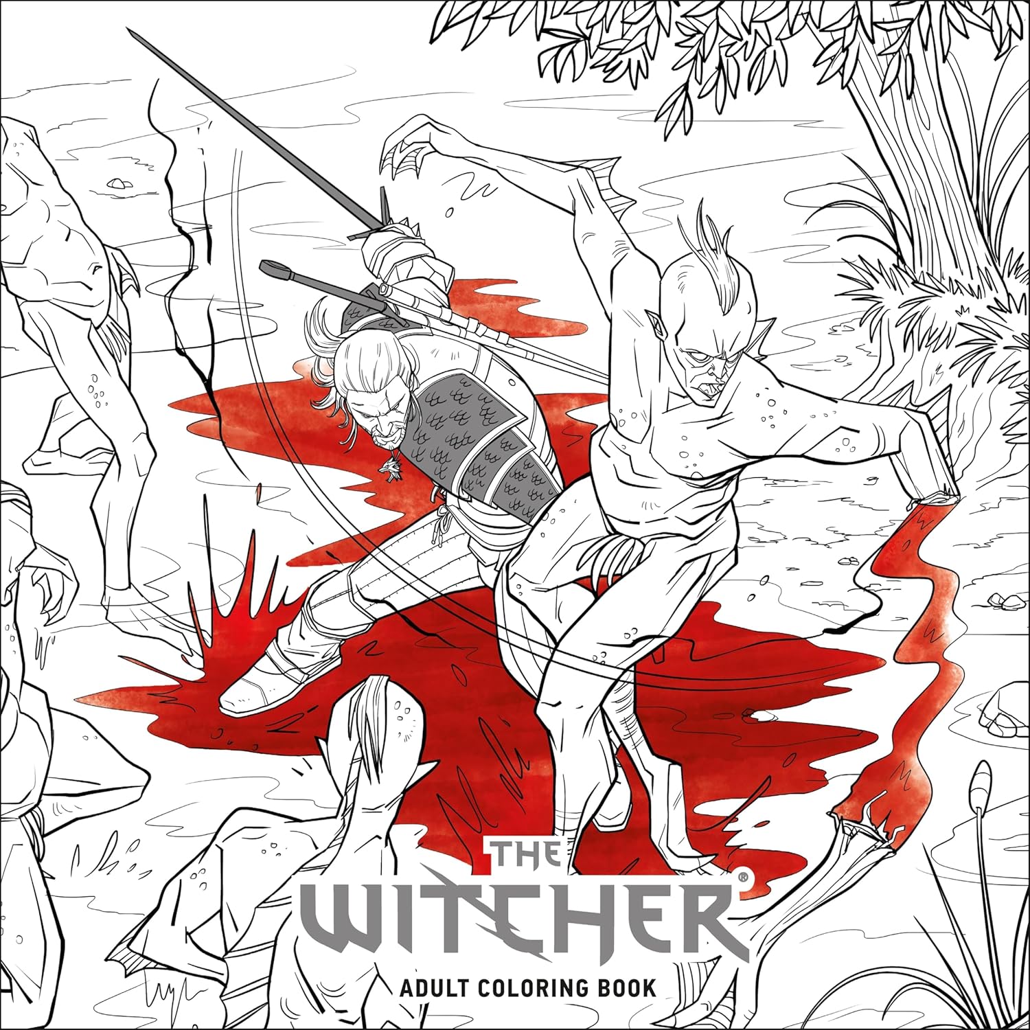 Amazon.com: The Witcher Adult Coloring Book: 9781506706375: CD Projekt ...
