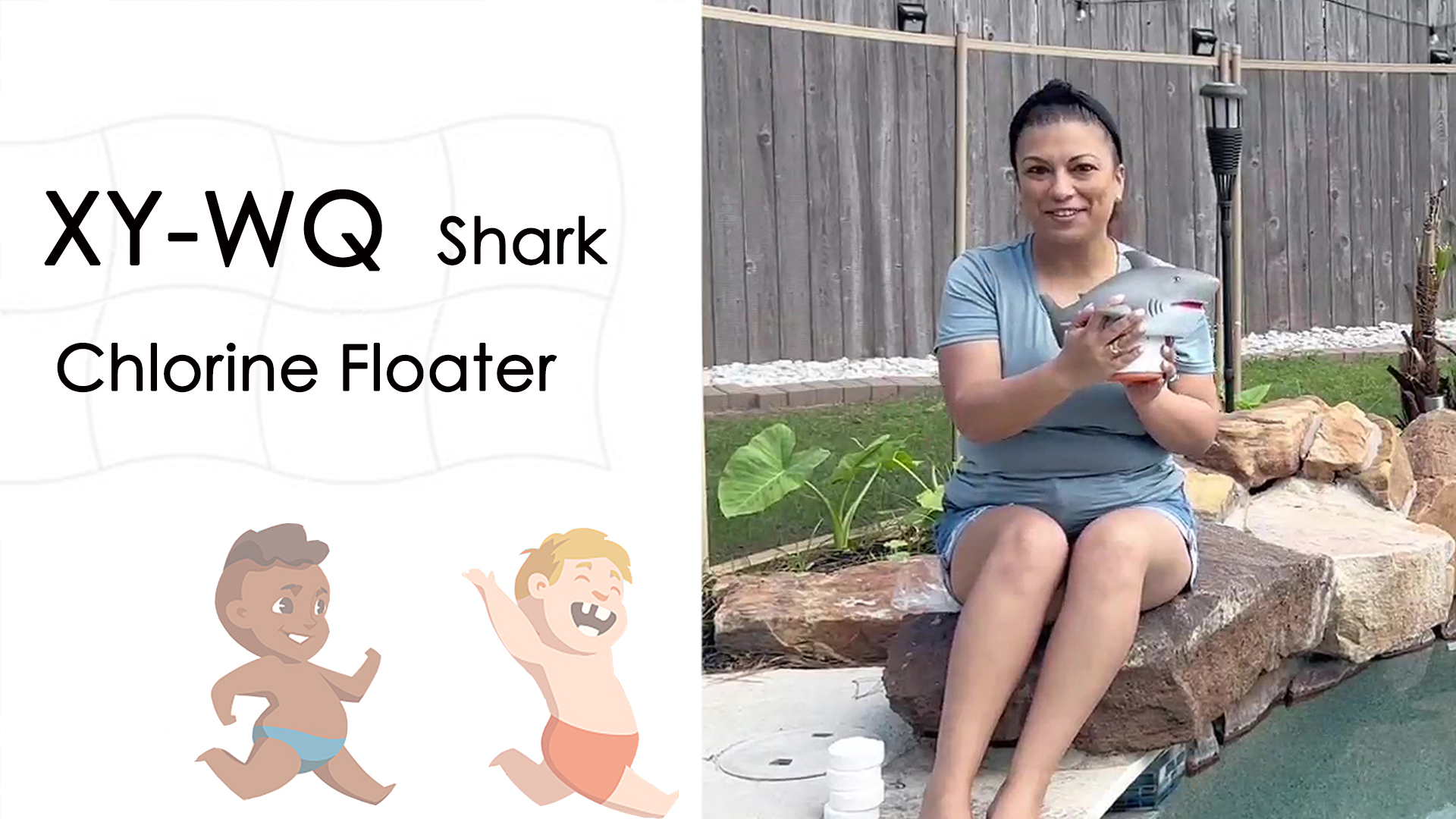 Watch XY-WQ Shark Chlorine Floater, on Amazon Live