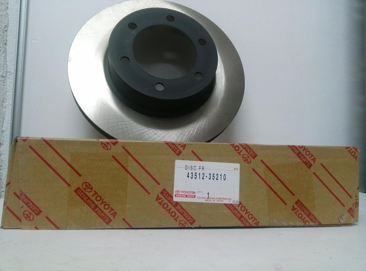 Amazon.com: Toyota Genuine Parts - Disc, Fr (43512-35210) : Automotive