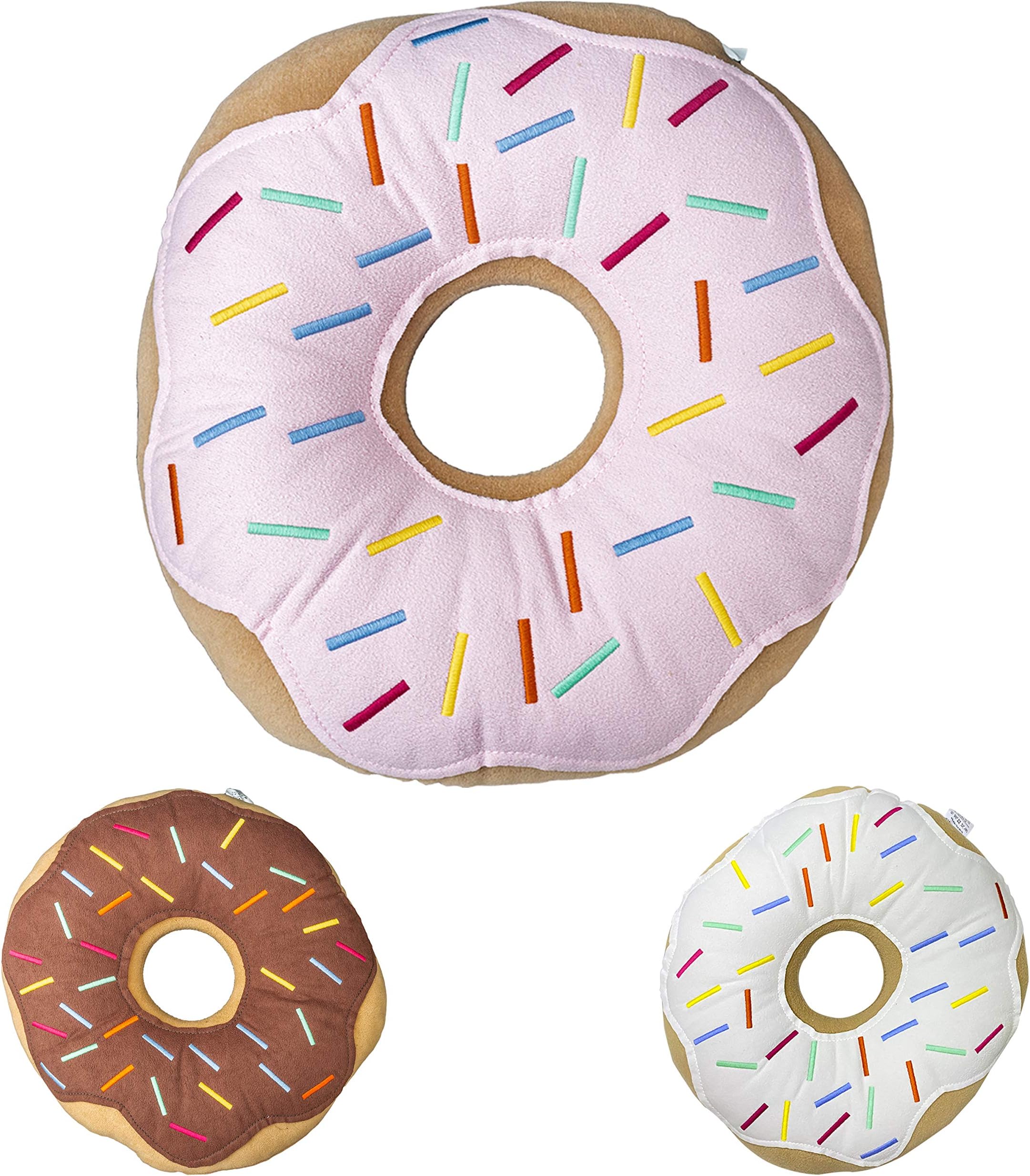 Amazon.com: YUDONG Round Donut Pillow 15 Inches Soft Plush Funny Food ...