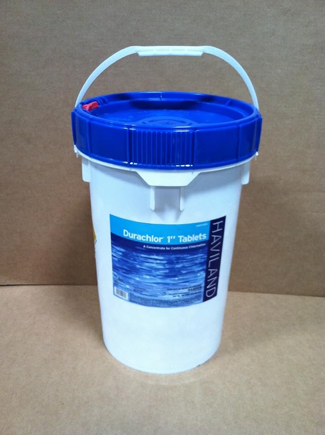 Amazon.com : Durachlor C002350-PL50 1-Inch Chlorine Tabs, 50-Pound ...