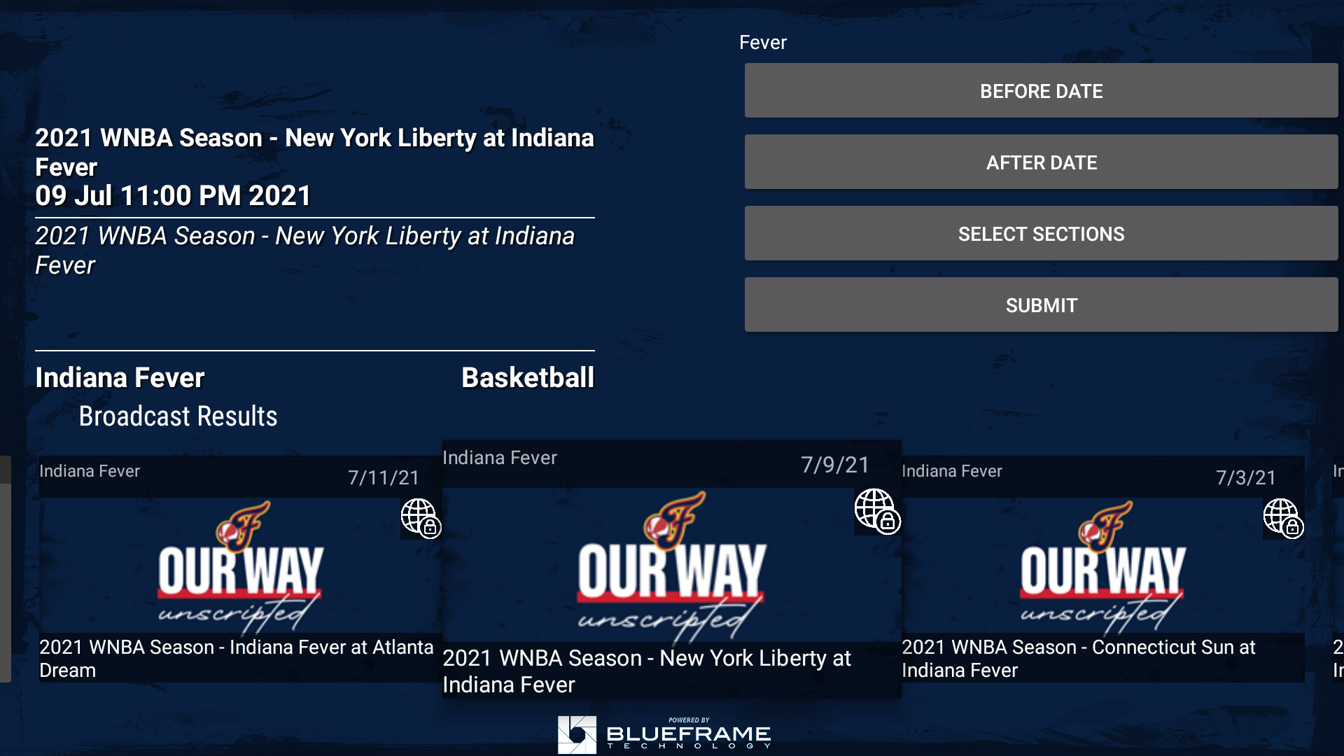 Indiana Fever Live - App on Amazon Appstore