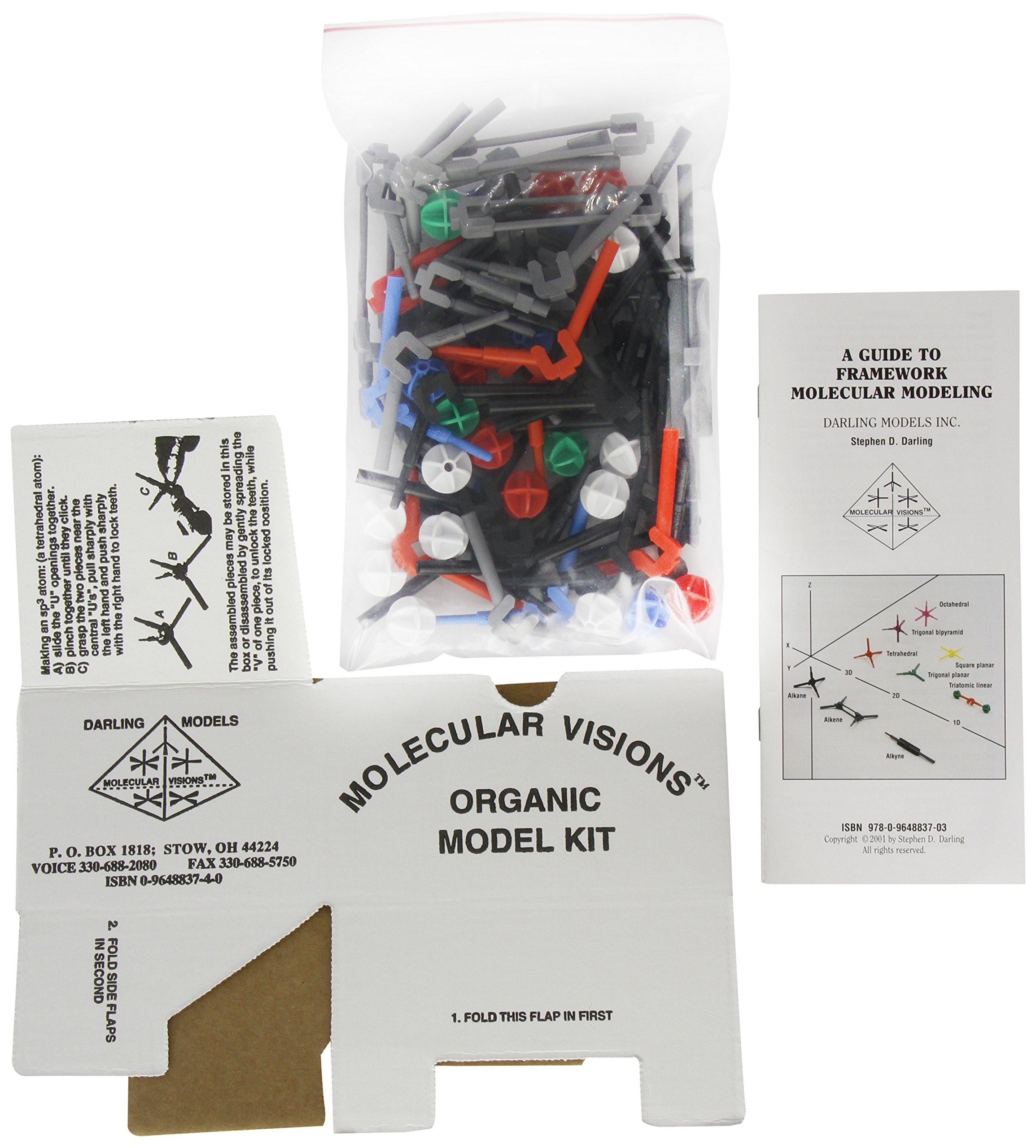 Organic Molecular Model Kit: Darling, Steve: 9780132334716: Amazon.com ...