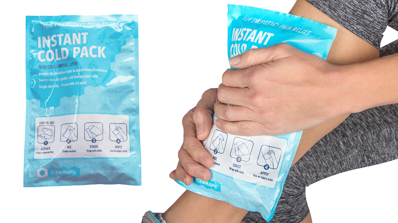Watch Large instant cold pack for emergencies, breakable ice bag for ...