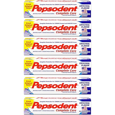 Amazon.com : Pepsodent Complete Care Toothpaste Original Flavor 5.5 oz ...