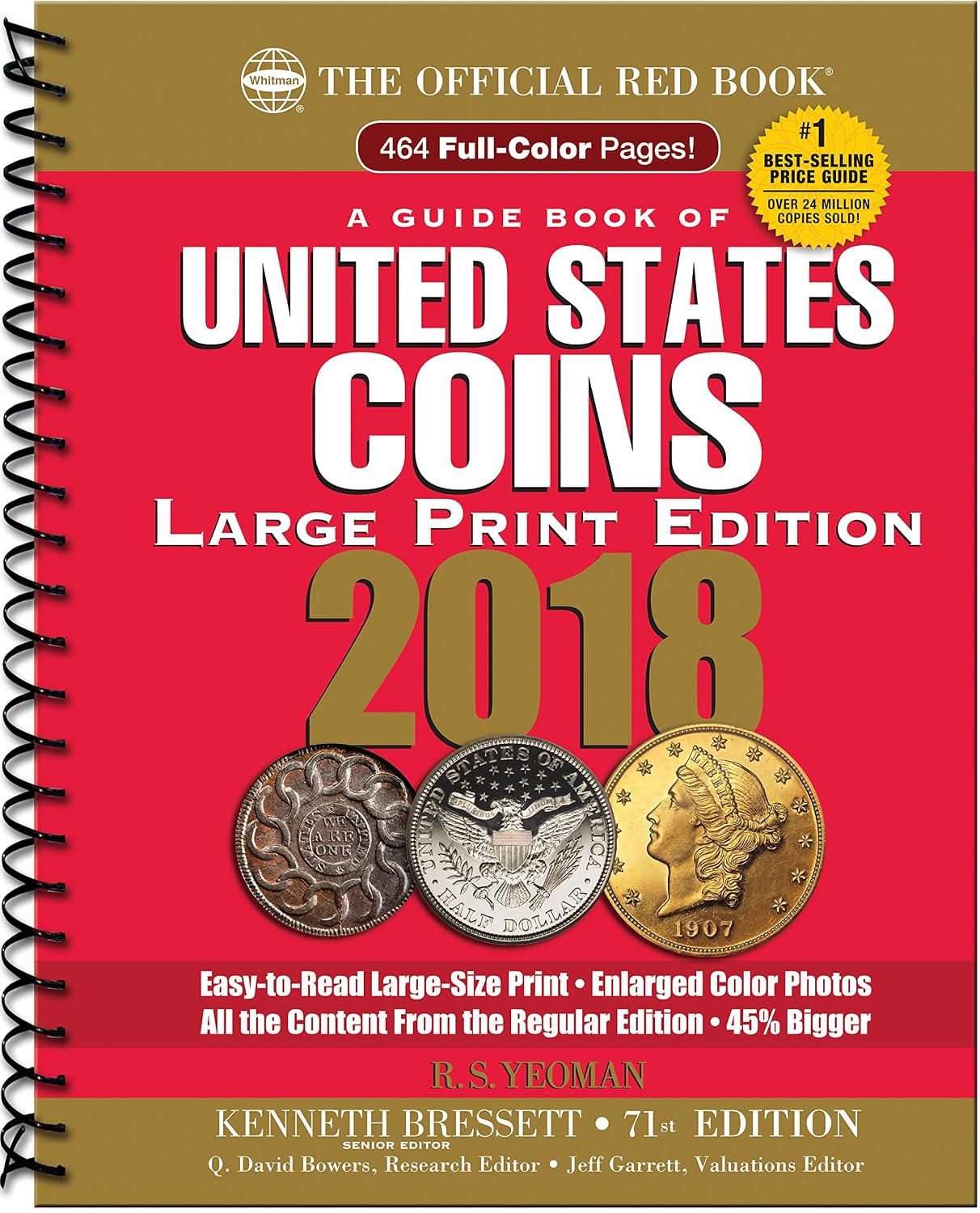 A Guide Book of United States Coin 2018: The Official Red Book, Large ...