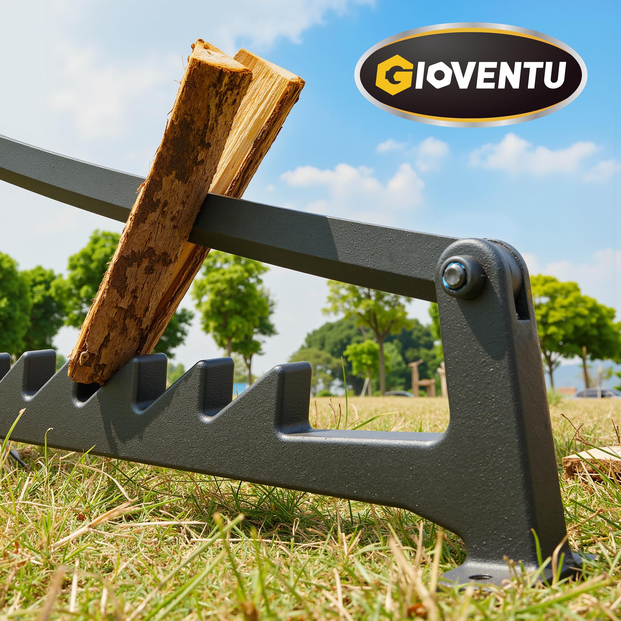 Snapklik.com : Upgraded 2.0 Dual-Handle Wall Mounted Wood Splitter ...