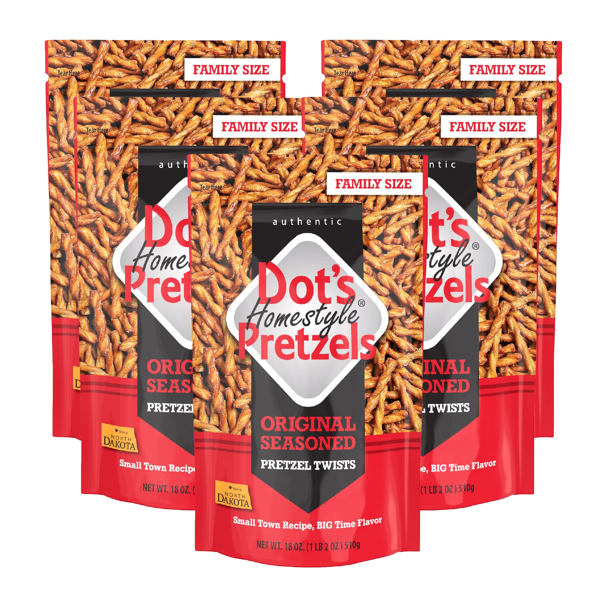 Snapklik.com : Dots Homestyle Pretzels 18 Ounce Family Size Original ...
