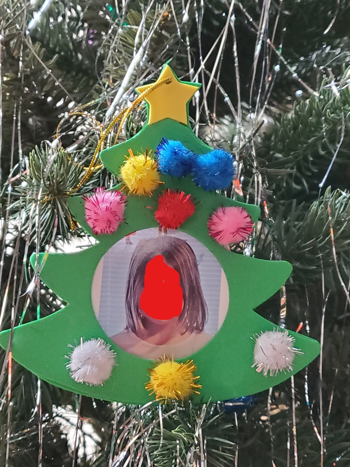 Amazon.com: Christmas Holiday Picture Frame Christmas Ornament Craft ...