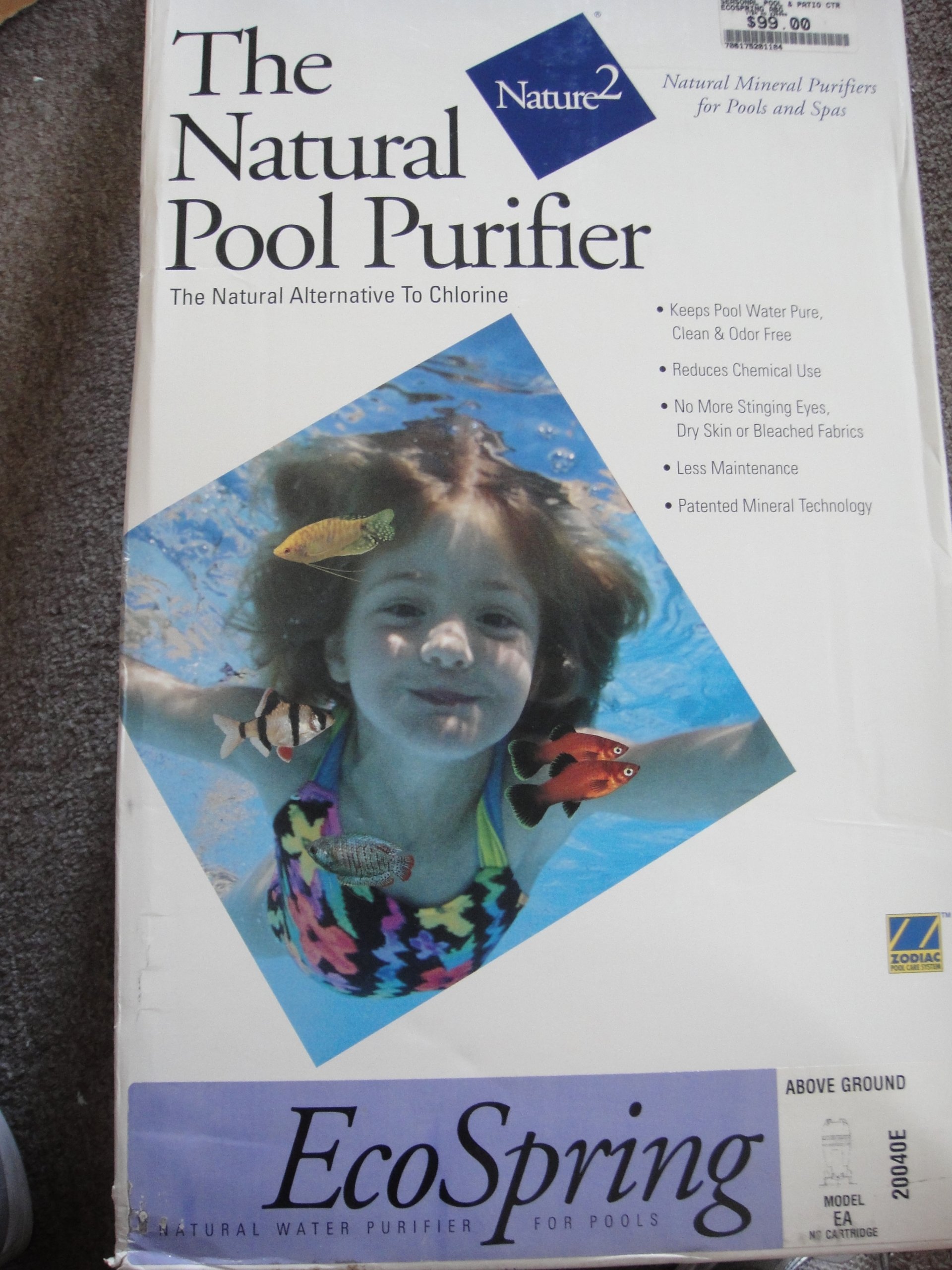 Amazon.com : Nature2 W20040 Eco Spring Naturea Pool Purifier for Above ...