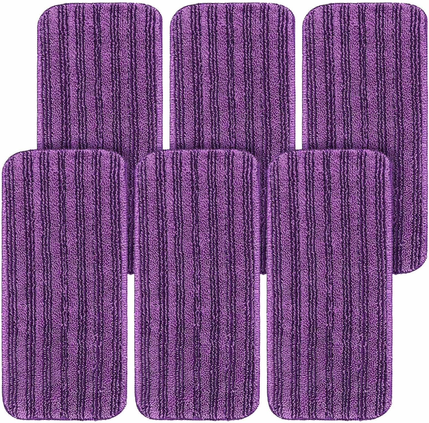 Amazon.com: 6 Pack Replacement Mop Pads, Reusable Microfiber Mop Pads ...