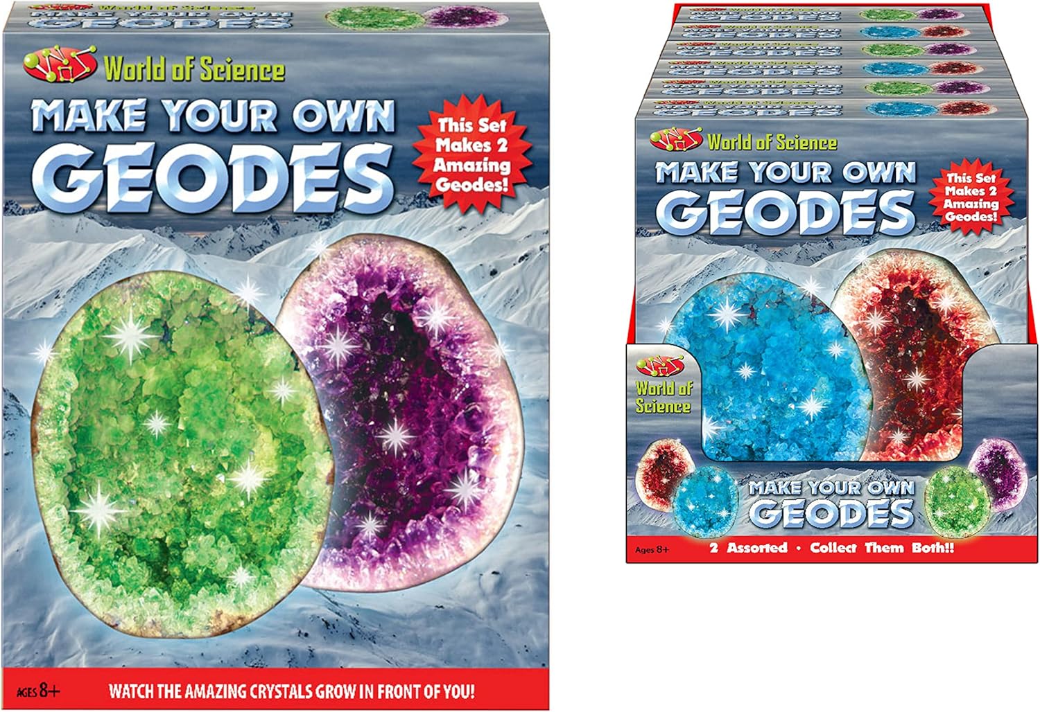 Make Your Own Geodes Kids Geode Science Experiment Kit : Amazon.co.uk ...