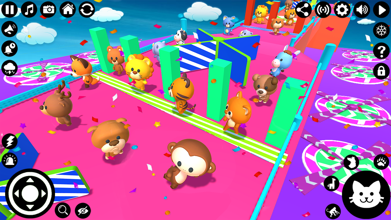 Animal Run Guys Ragdoll Royale (Kids Games), Fall Animals Run Offline ...