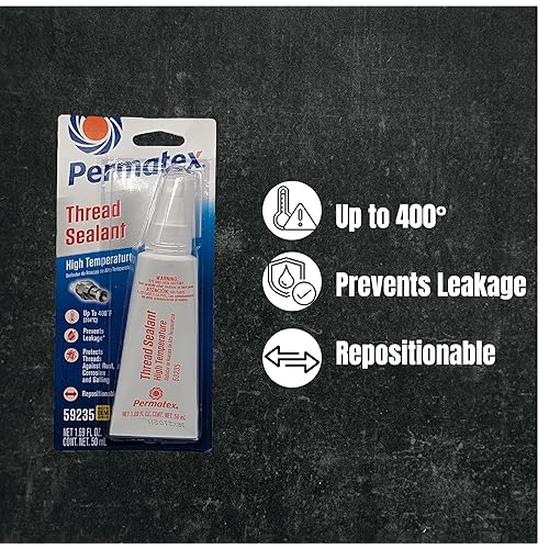 Snapklik.com : Permatex 59235-6PK High Temperature Thread Sealant, 50 Ml