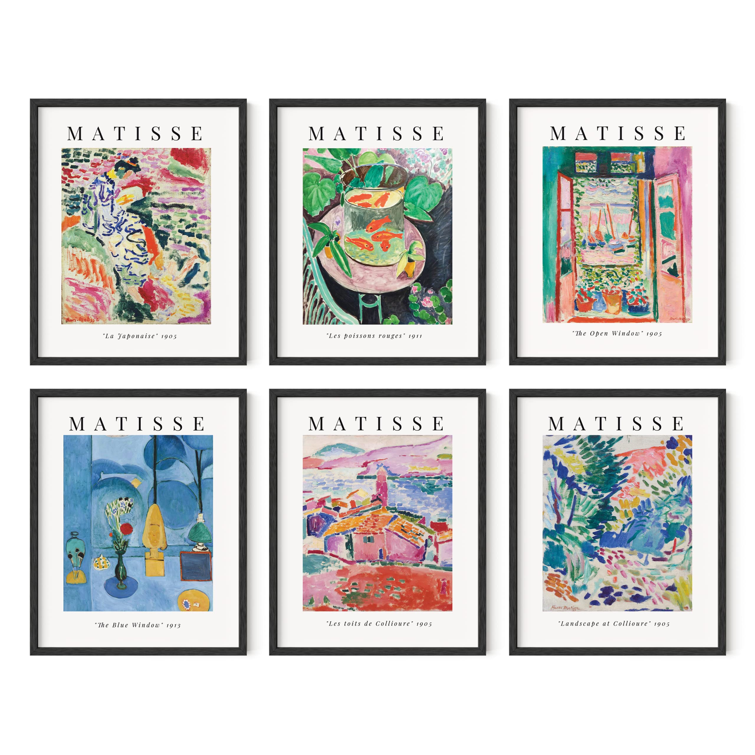 Amazon.com: HAUS AND HUES Aesthetic Posters, Matisse Poster - Set of 6 ...