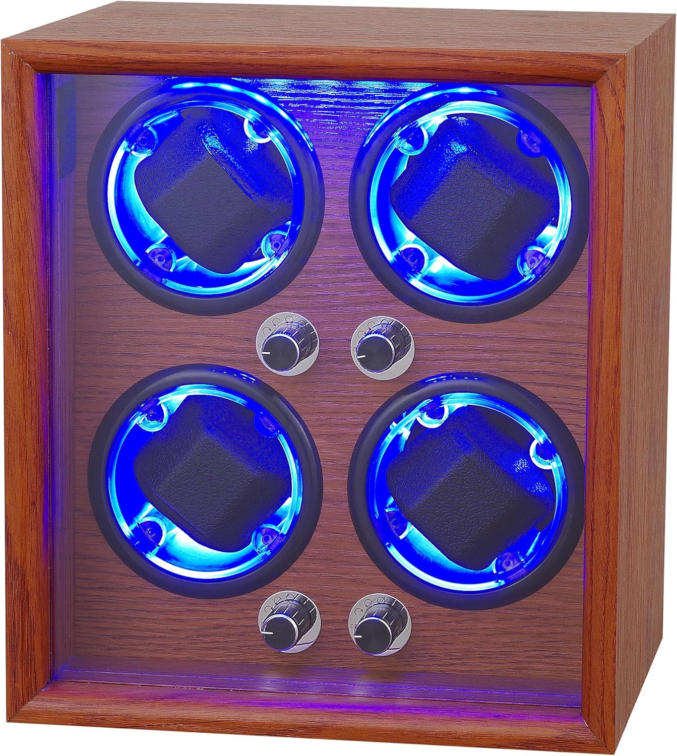 4 Watch Winder with Quiet Motor，Automatic Watch Winder Four Rotation ...
