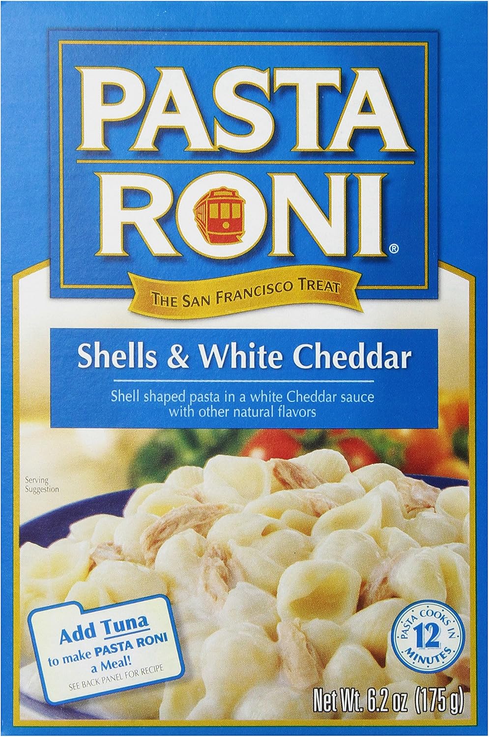 Pasta Roni Shells & White Cheddar Mix (Pack of 12 Boxes) 6.2 oz ...
