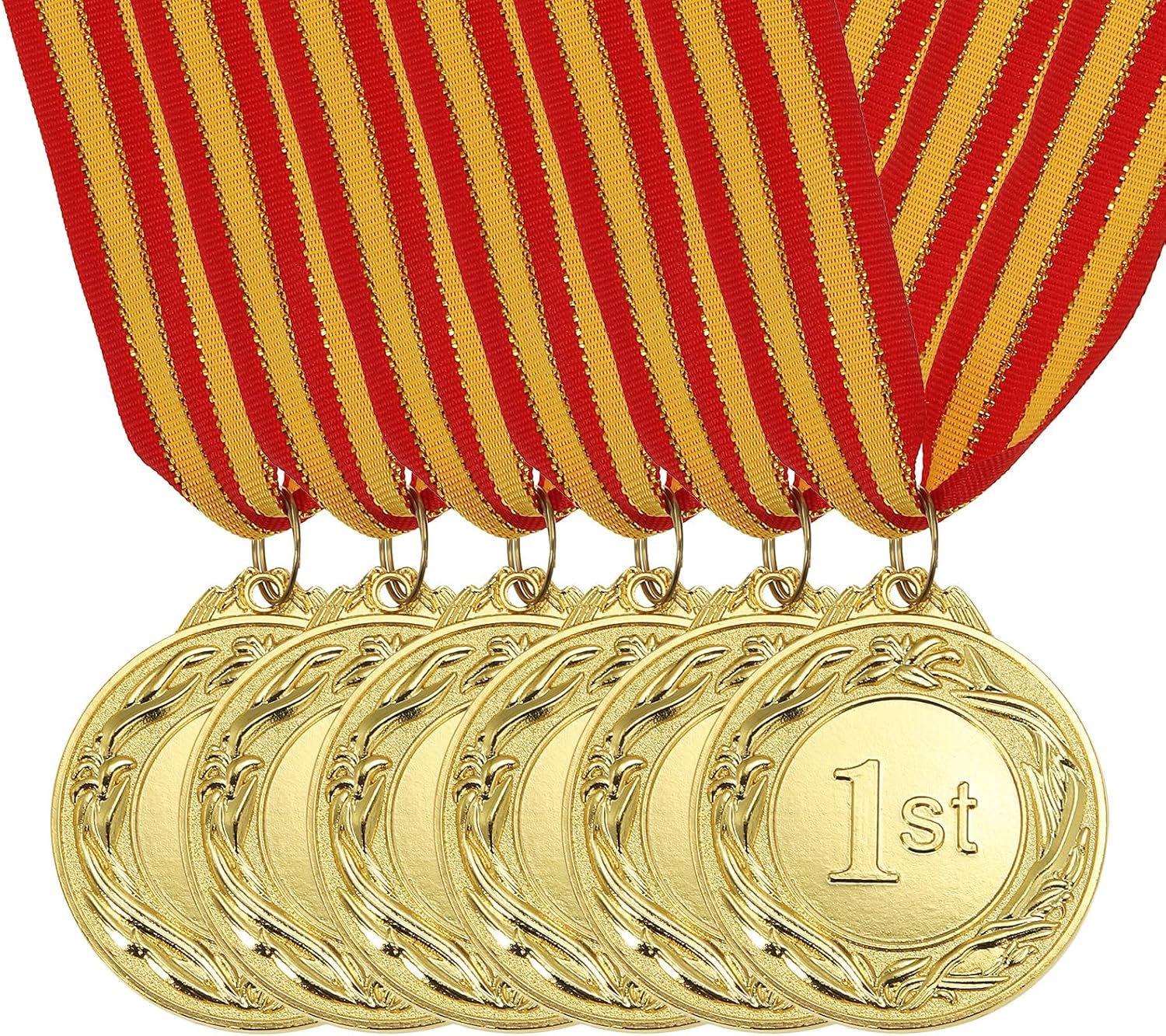 Amazon.com : PATIKIL 2 Inch Gold Award Metals, 6 Pieces Winner Award ...