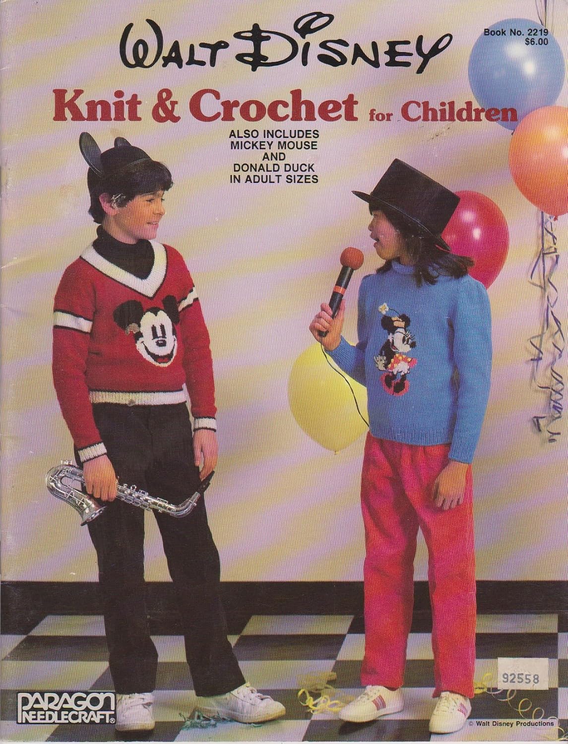 Walt Disney Knit & Crochet For Children. Book No. 2219.: Paragon ...