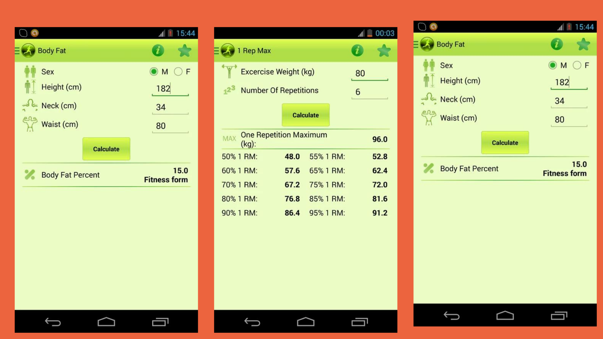 Your Fitness Calculator - App on Amazon Appstore