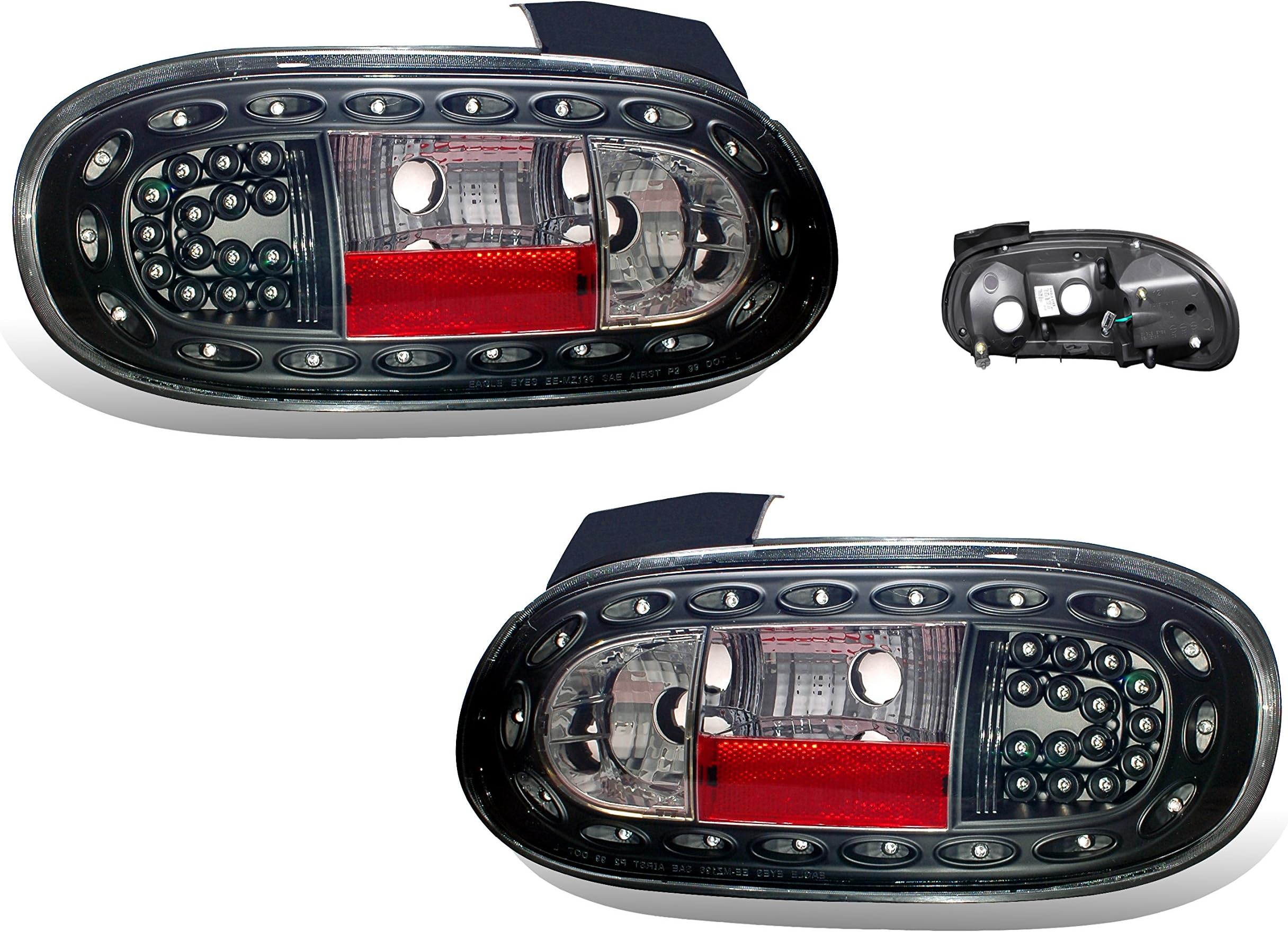 Amazon.com: ACANII - For Smoke 2004-2008 Mazda Rx-8 Rx8 LED Tail Lights ...