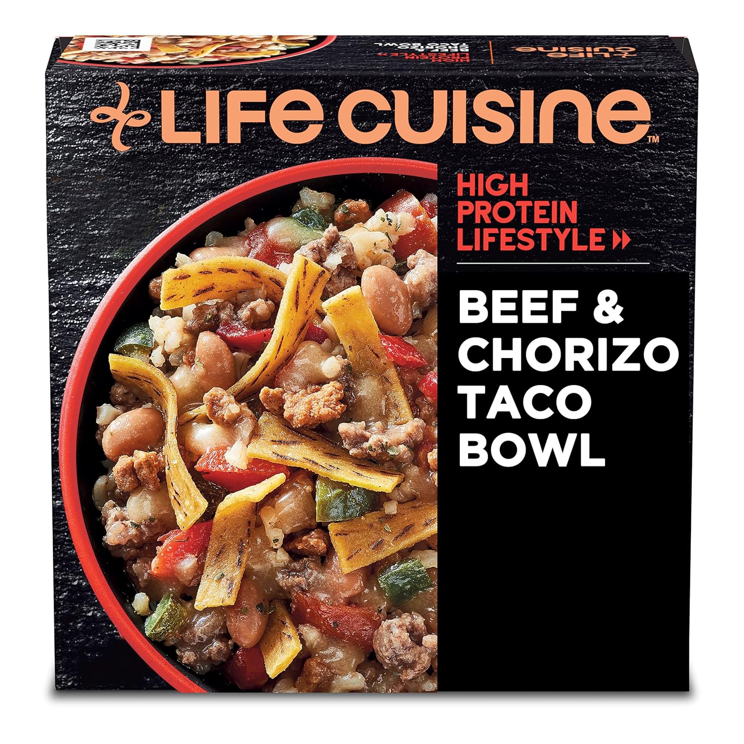 Amazon.com: Life Cuisine Beef Chorizo Taco Bowl Frozen Meal : Grocery ...