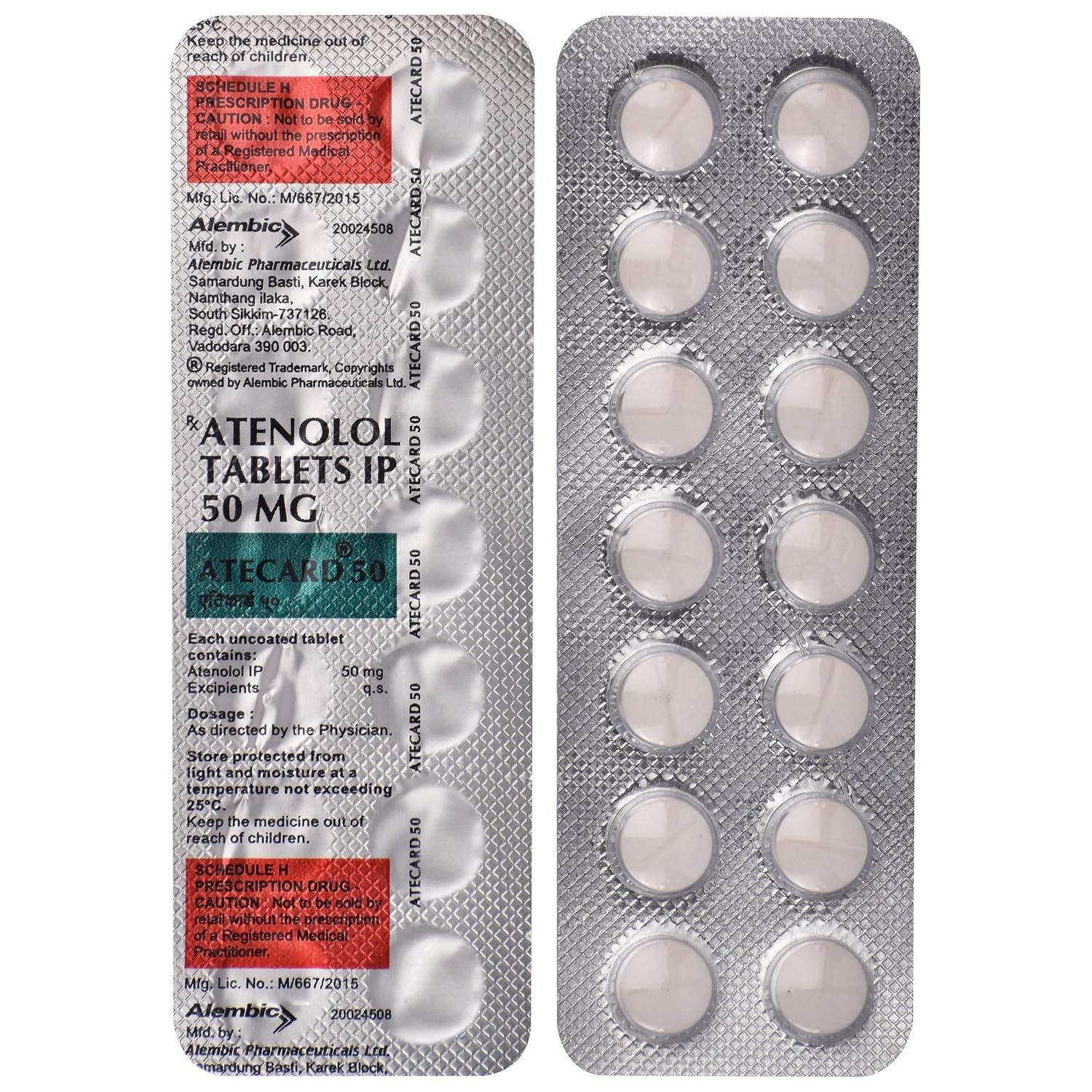 Atecard 50 - Strip of 14 Tablets : Amazon.in: Health & Personal Care