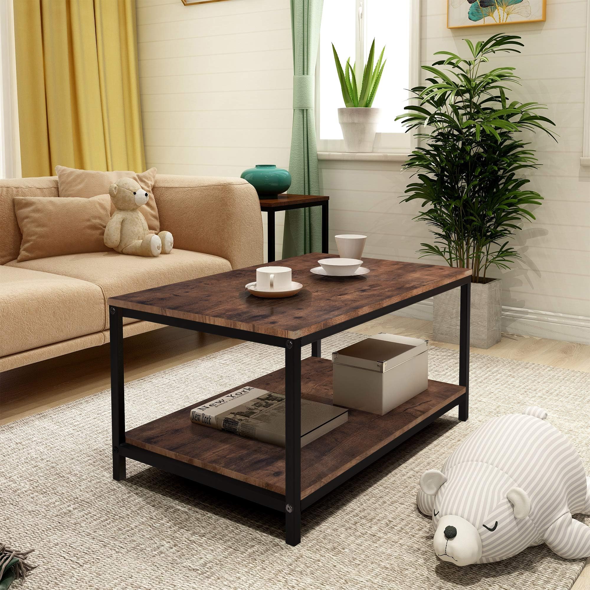 Aerys Coffee Table Set with End Tables - 3 Piece Coffee Table Set, 1 ...