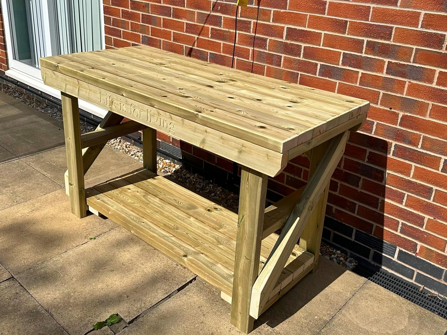 MG Timber Products: Indoor/Outdoor Wooden Workbench/Potting Table/BBQ ...