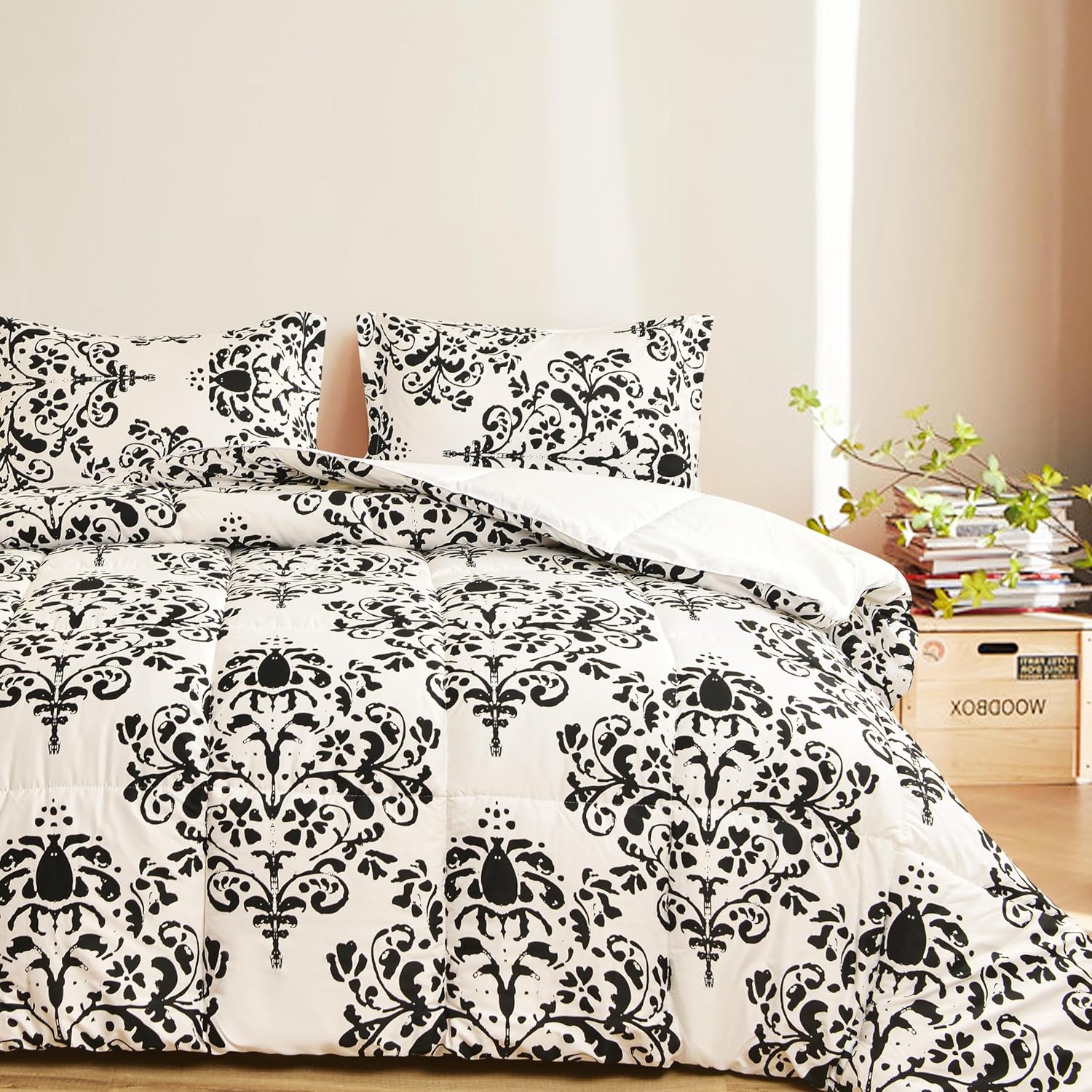 Amazon.com: American Home Collection Down Alternative Comforter Set ...