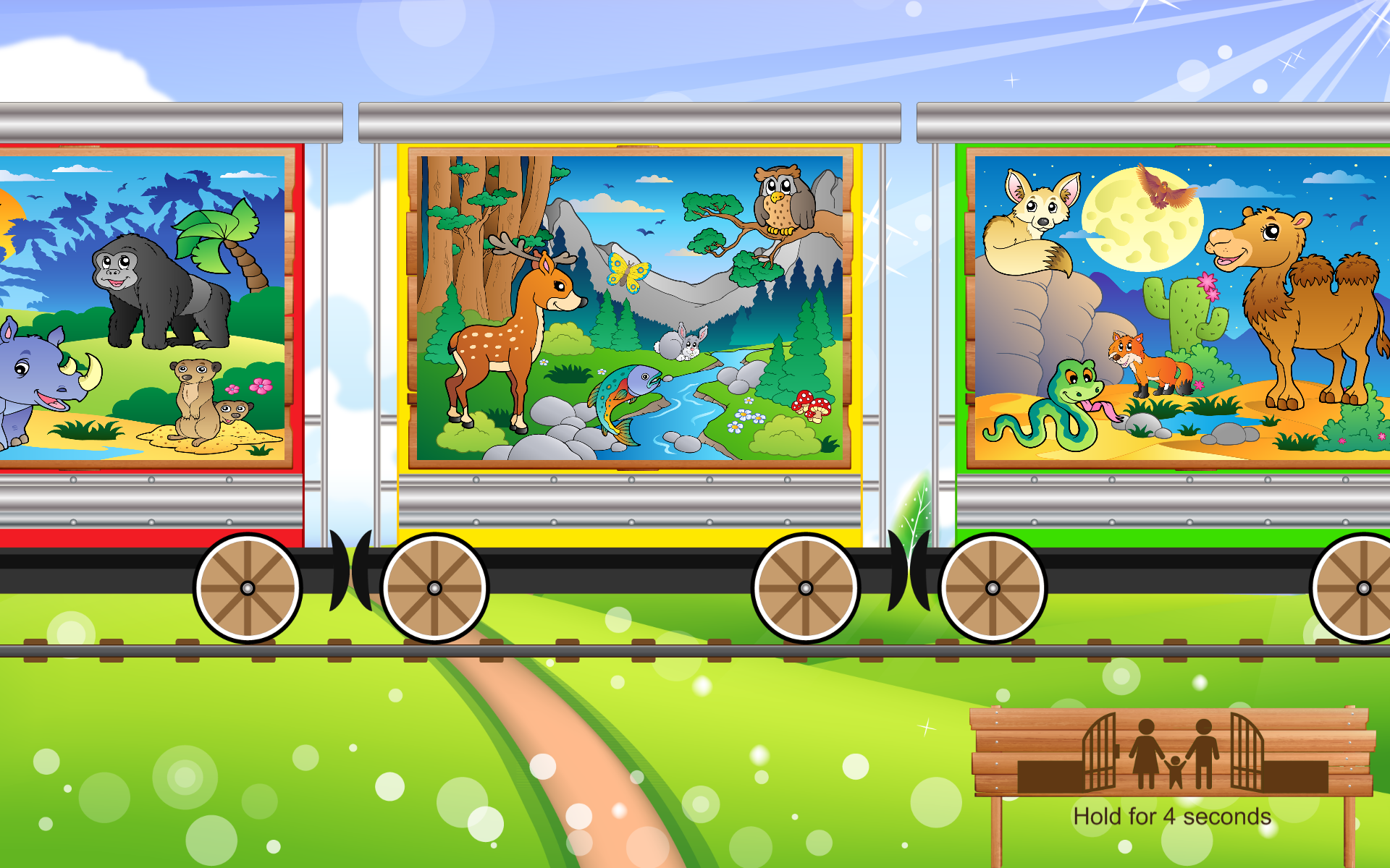 Gioco Puzzle per Bambini: Animali - Educativo, Divertente e Facile ...