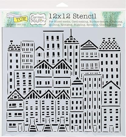 Amazon.com: The Crafter’s Workshop - Reusable Stencil for Painting and ...