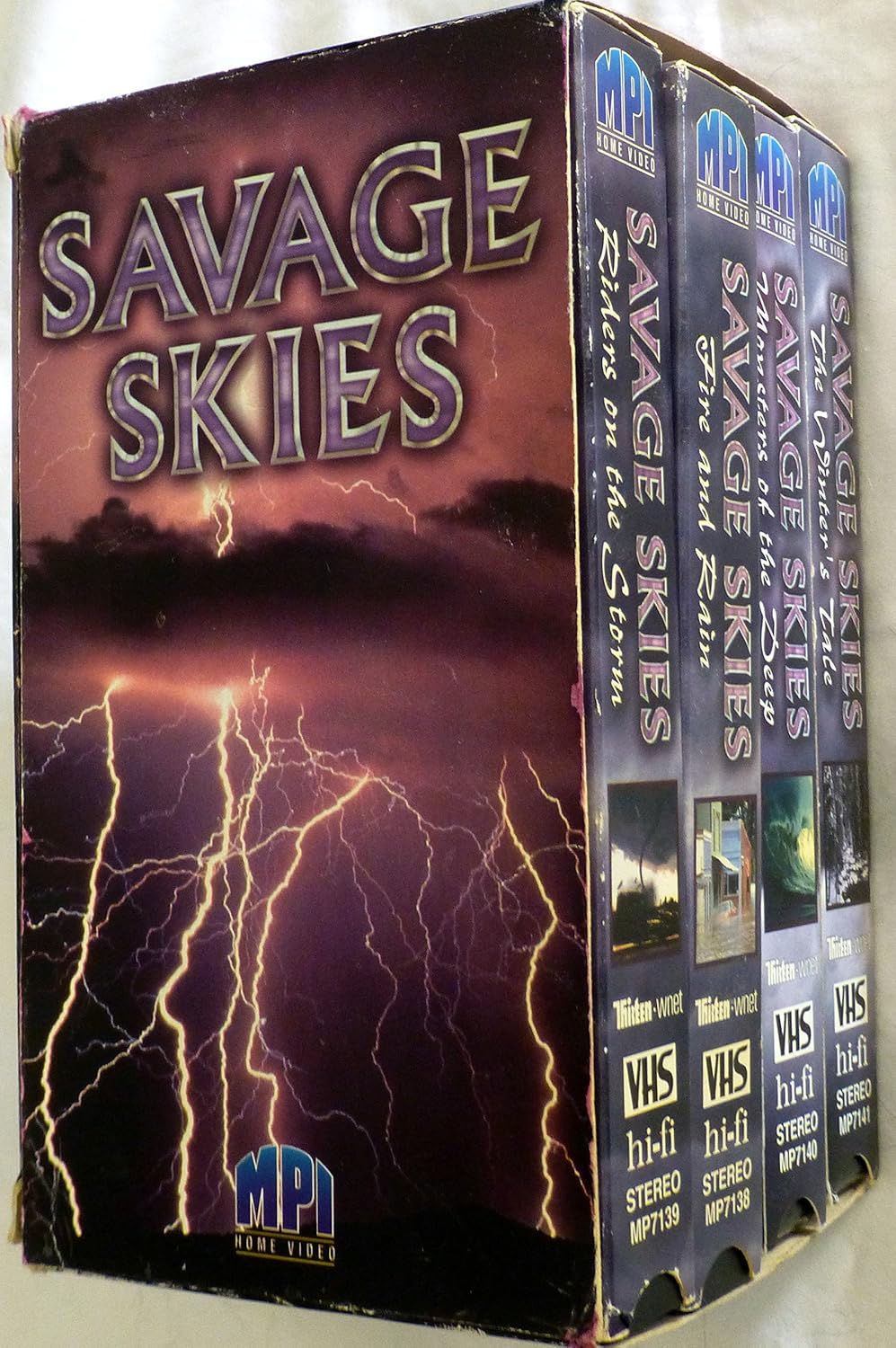 Amazon.com: Savage Skies Box Set [VHS] : Al Roker, Ed Verkaik, Jerrine ...