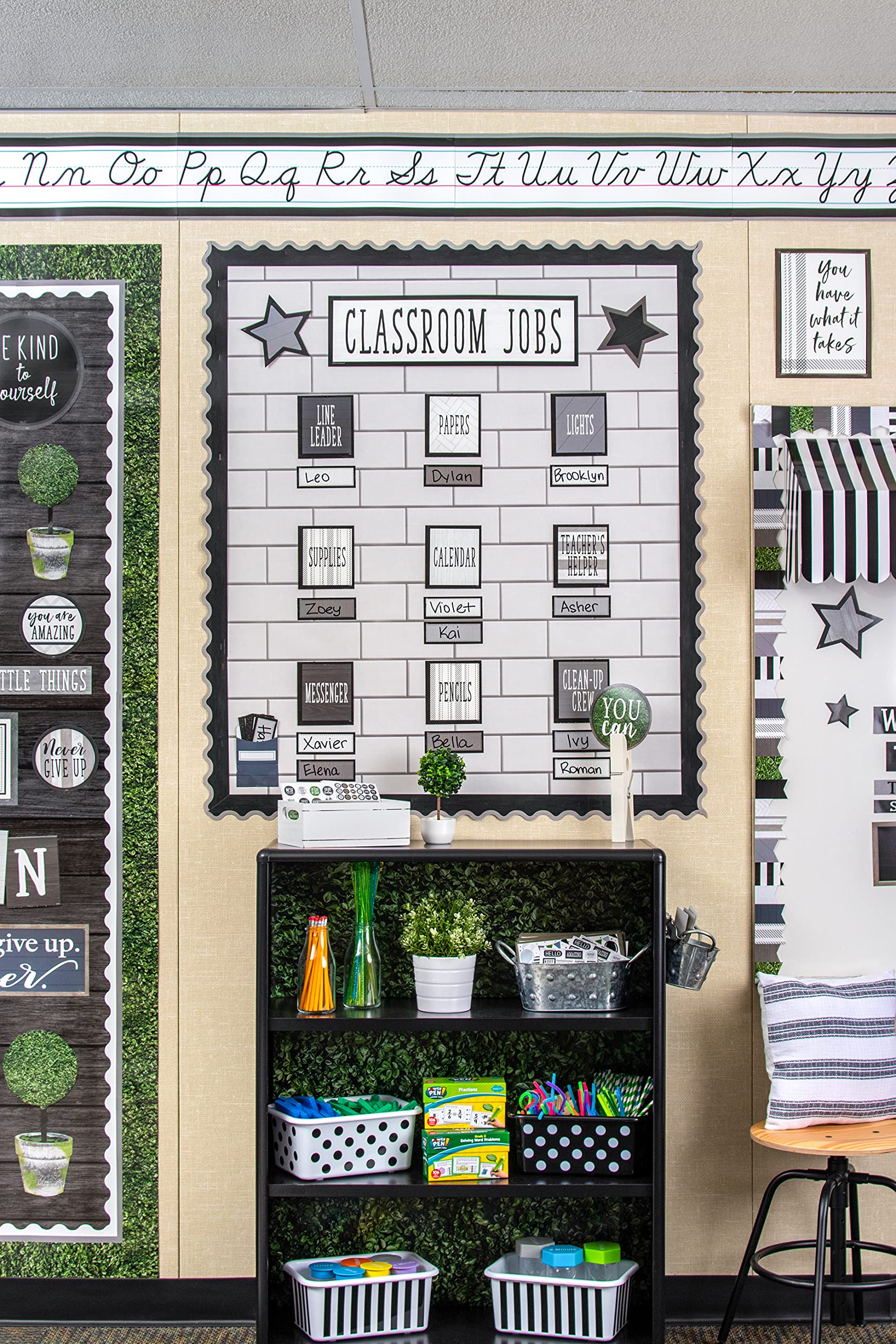 Modern Farmhouse Classroom Bulletin Board Set Teacher Created Resources ...