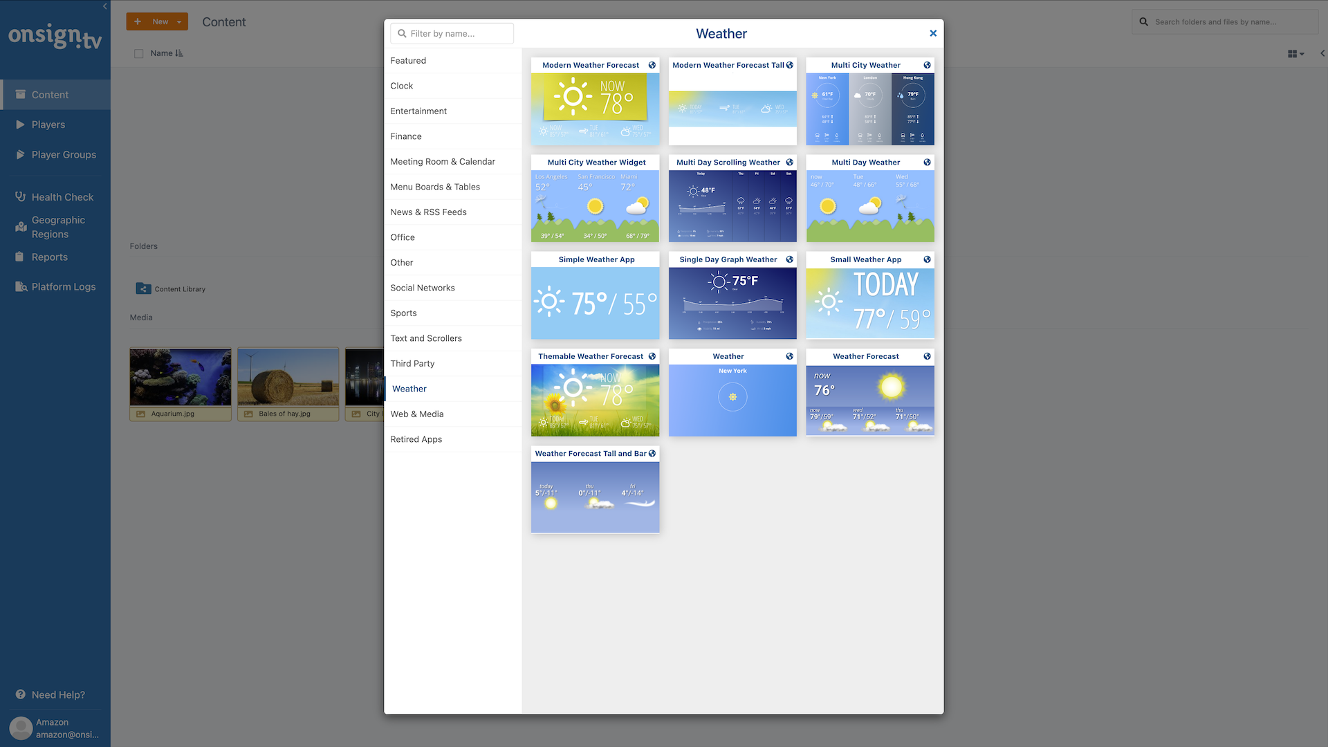 OnSign TV – Digital Signage CMS - App on Amazon Appstore