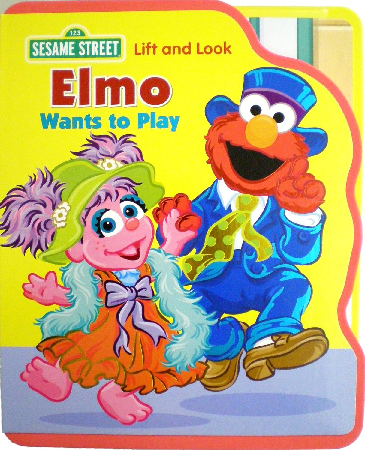 Amazon.com: Sesame Street Elmo Wants to Play - Lift & Look Foam Book ...