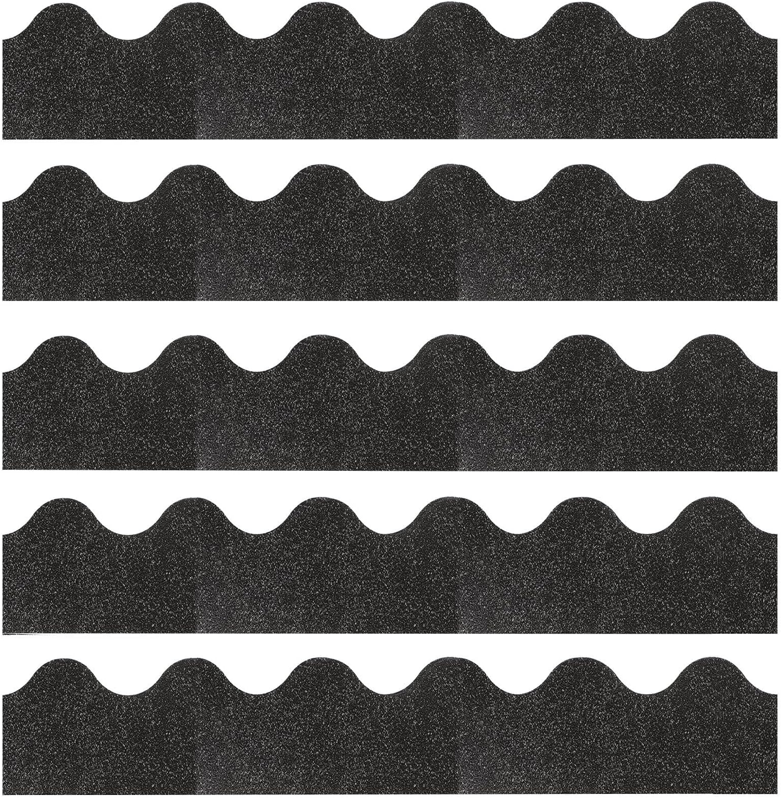Amazon.com: 60Pcs Bulletin Board Borders, BetterJonny 64.9ft Black ...