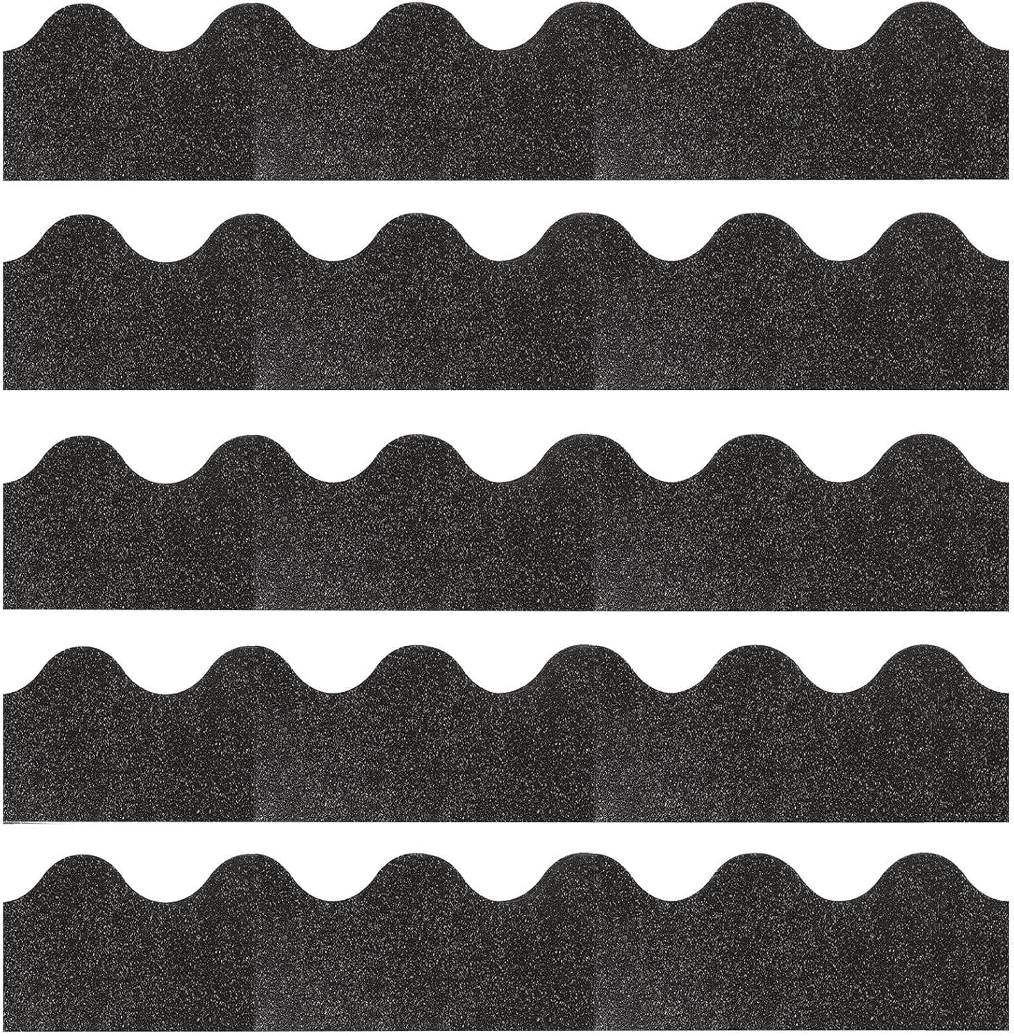 Amazon.com: 60Pcs Bulletin Board Borders, BetterJonny 64.9ft Black ...