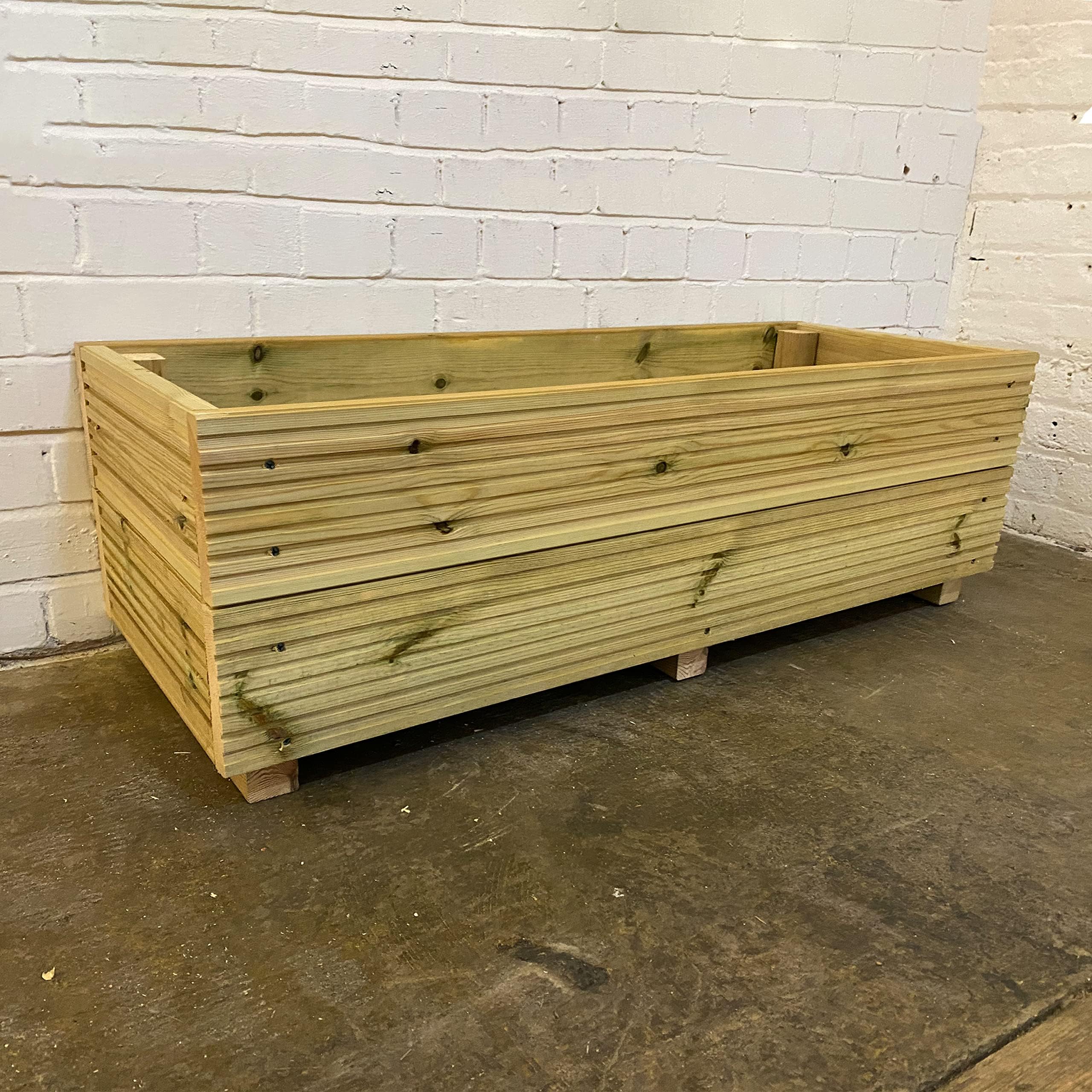 Simply Wood Tanalised Pressure Treated Trough Planter – EXTRA LARGE ...