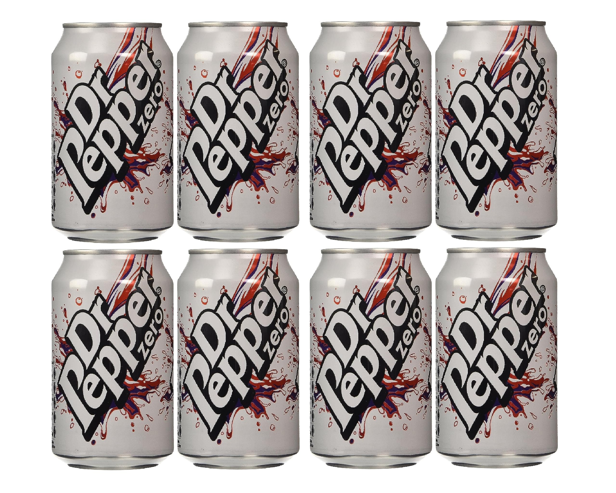 Buy Dr Pepper Zero Sugar Sparkling Fruit Flavour Soft Drink Sweeteners ...