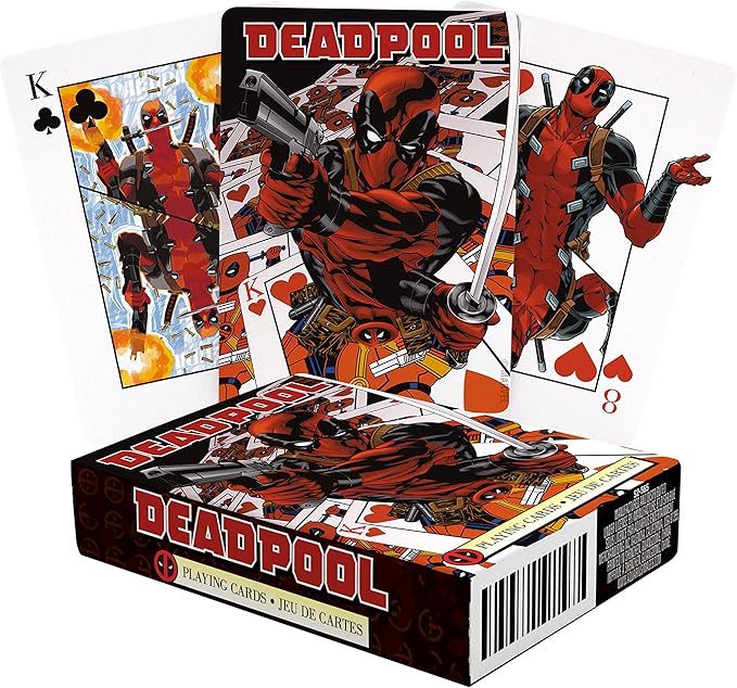 Amazon.com: AQUARIUS Deadpool Mirror - Playing Card Deck - 52 Cards ...