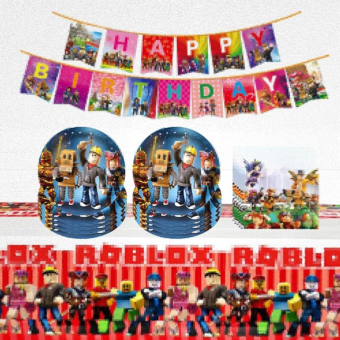 Amazon.com: Robot Party Supplies for Birthday, Robot Birthday Party ...