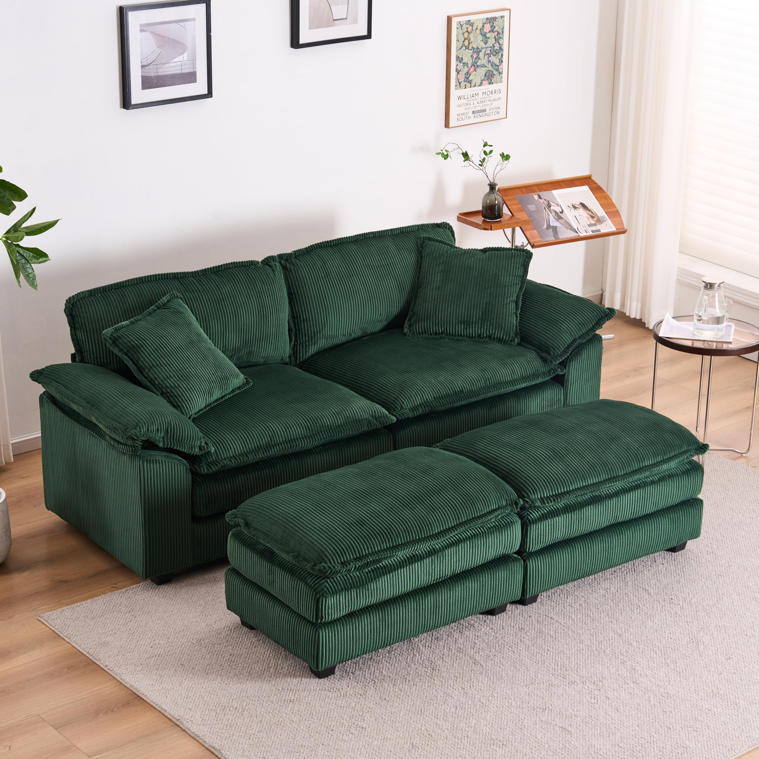 Amazon.com: Free Combination Convertible Modular Sectional Sofa Cloud ...