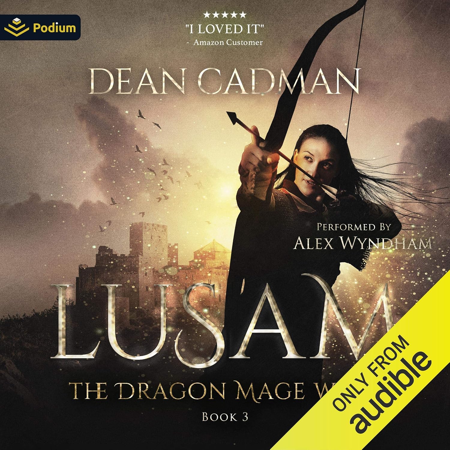 Amazon.com: Lusam: The Dragon Mage Wars, Book 3 (Audible Audio Edition ...