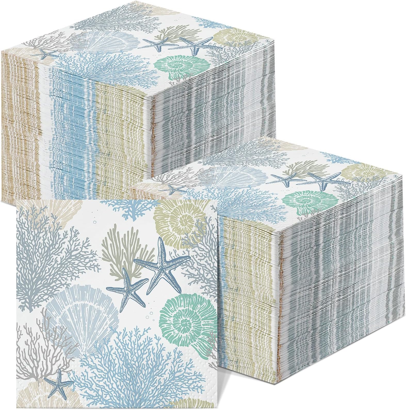 Amazon.com | Paperproducts Design 1252801 Beverage Napkin, Aquarell ...