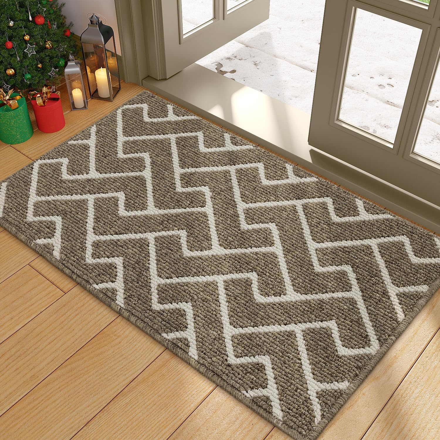Amazon.com: hicorfe Door Mat Indoor Doormat, 24"x35" Front Back Door ...