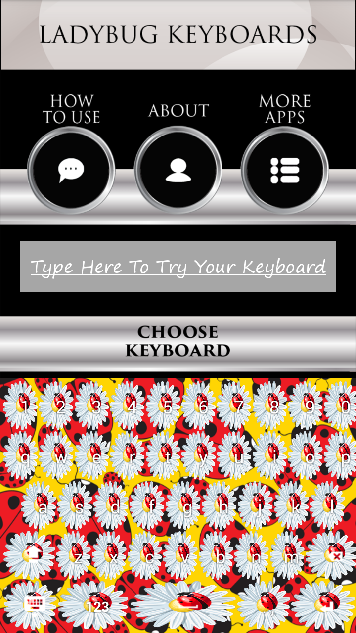 Ladybug Keyboards - App on Amazon Appstore