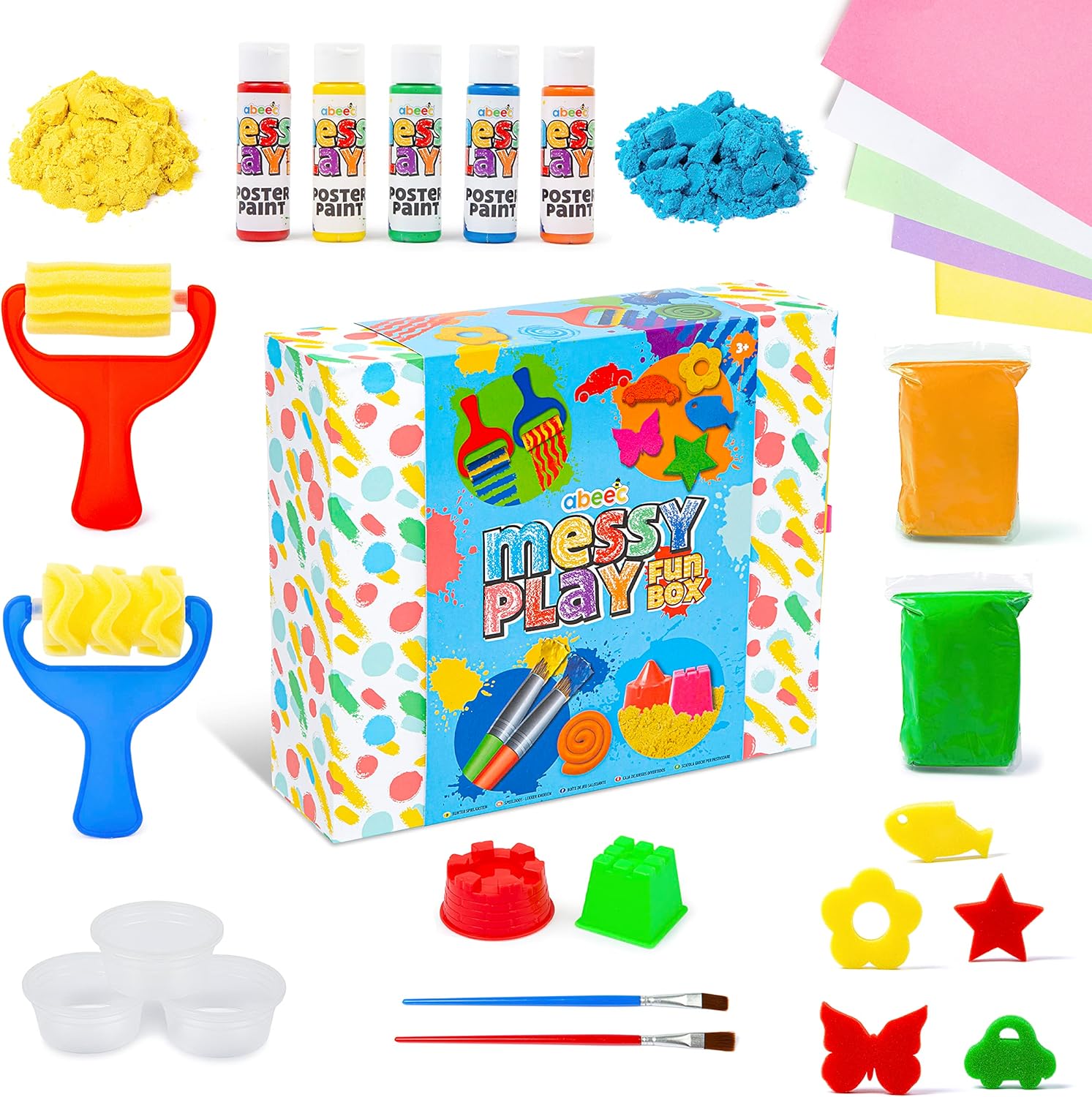 abeec Messy Play Sensory Box - Craft Box for Kids - Kids Messy Play ...