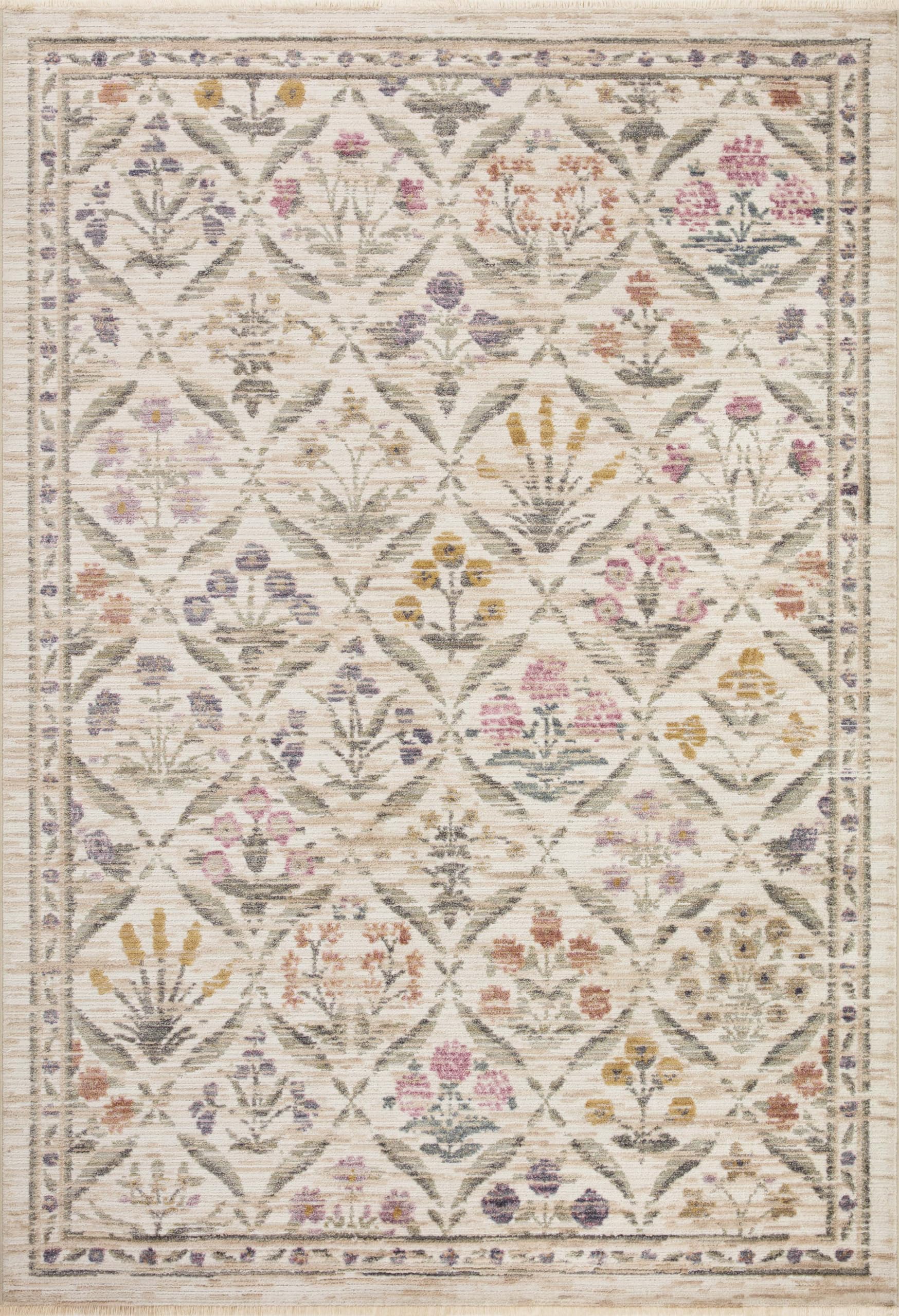 Snapklik.com : Rifle Paper Co X Provence Ivory 2-6" X 4-0" Accent Rug
