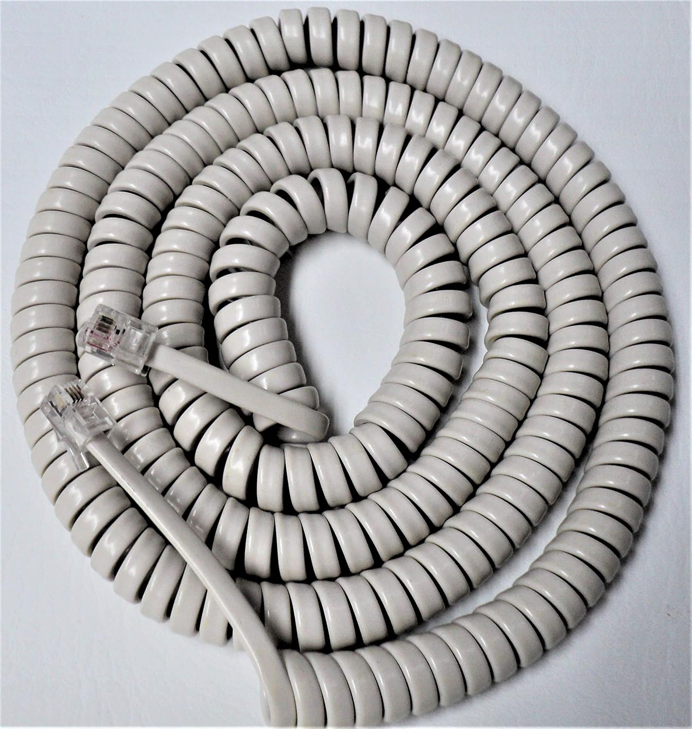 Amazon.com: DIY-BizPhones 5-Pack Lot Off White 25 Ft Long Handset Cord ...